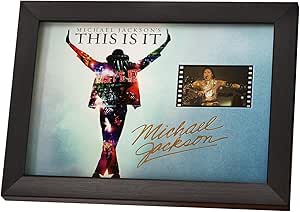 Amazon.com: veratwo Michael Signed Jackson Framed Photo Gifts 8x6 ...