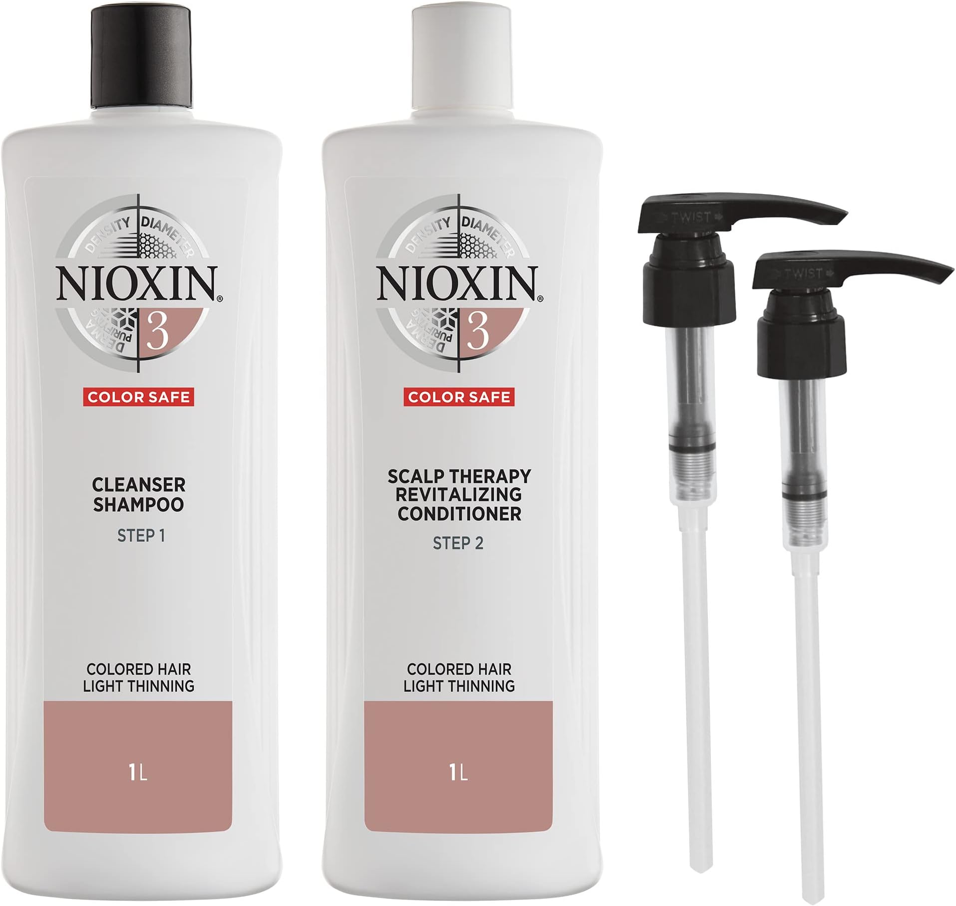 Amazon.com: Nioxin System Kit 2 + Thickening Spray, For Natural Hair ...