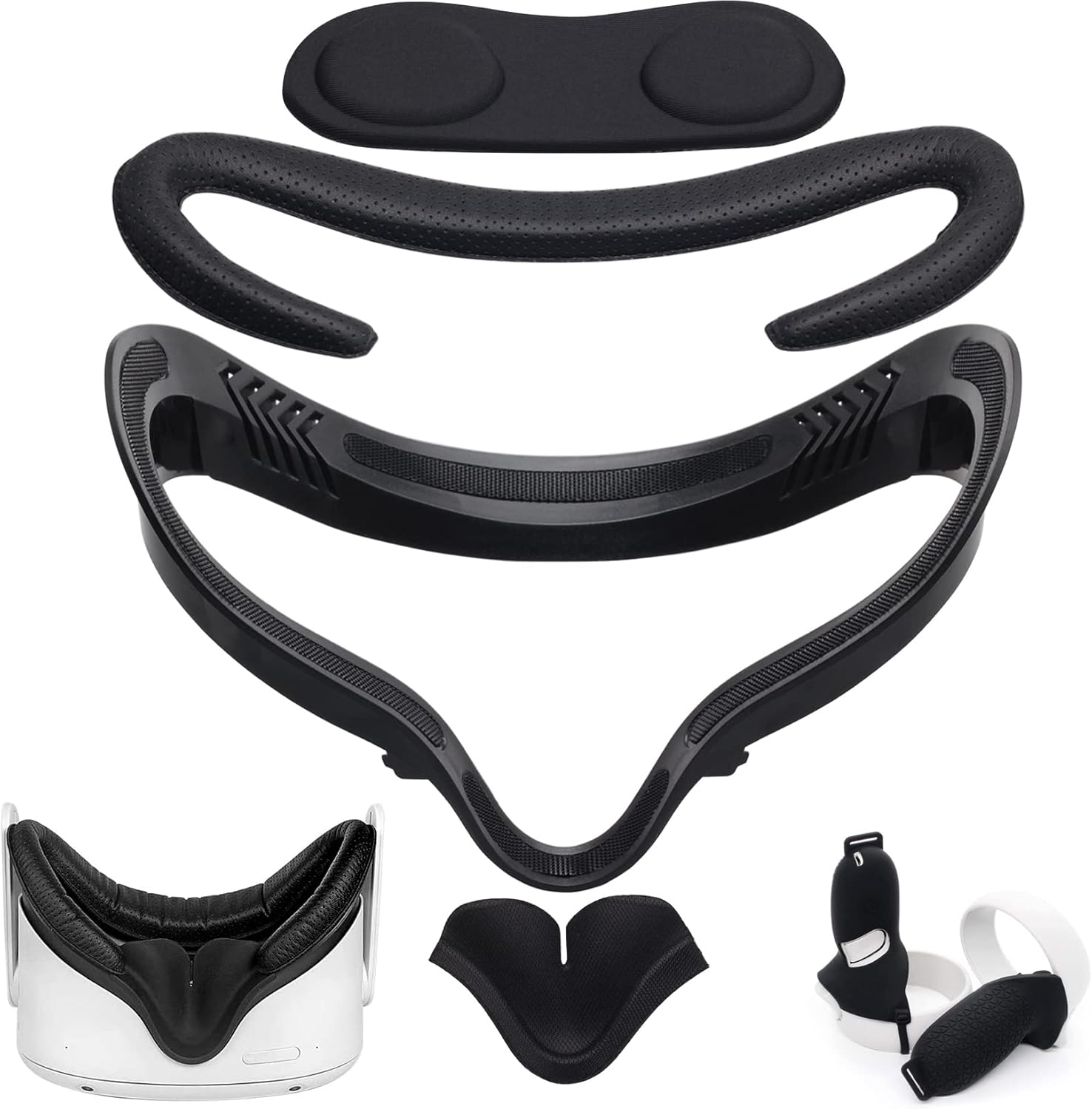 Amazon.com: for Meta Quest Pro Full Light Blocker,Silicone Facial ...