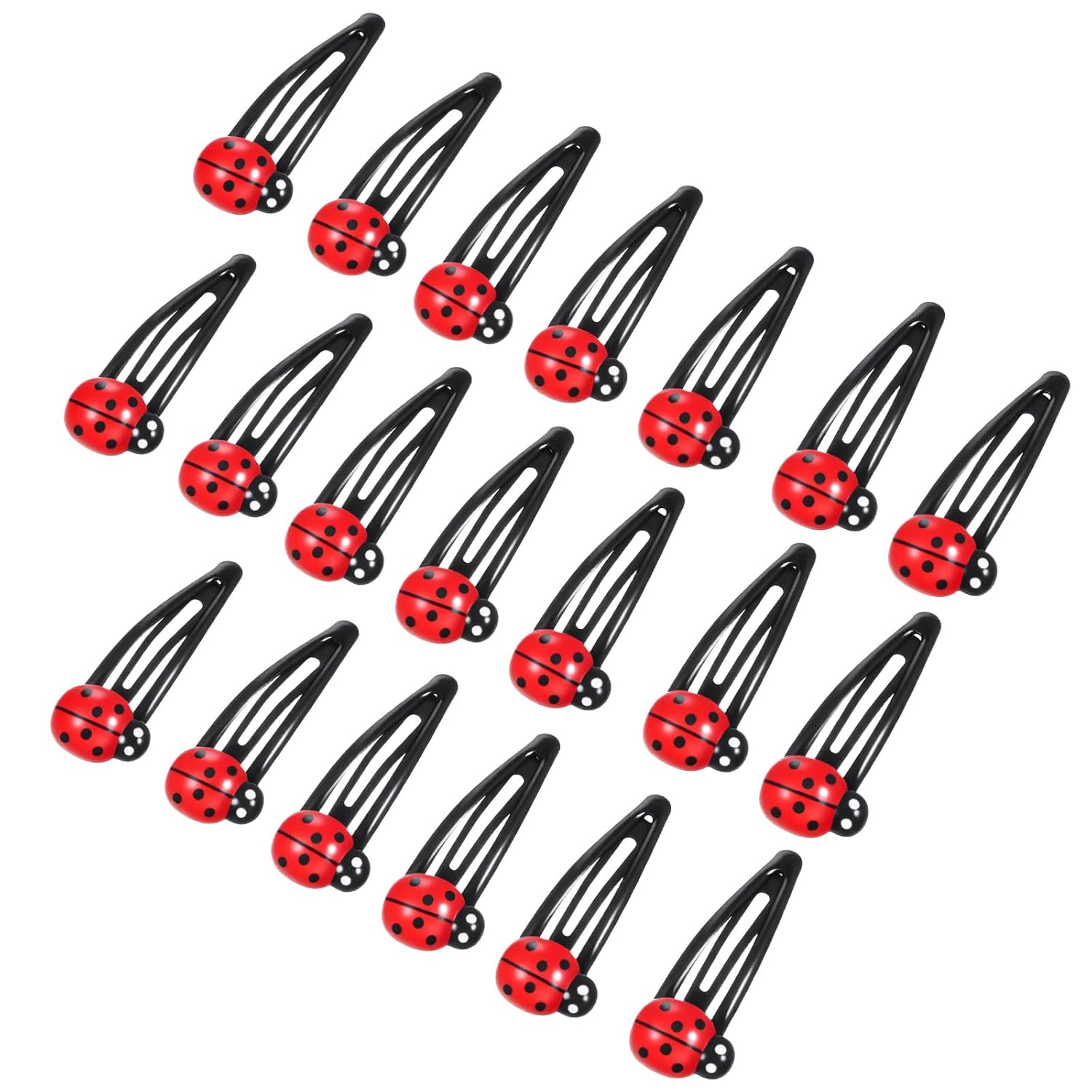 Amazon.com : HJZHII 20PCS Ladybug Hair Clips, Cute Ladybug Hair Clips ...