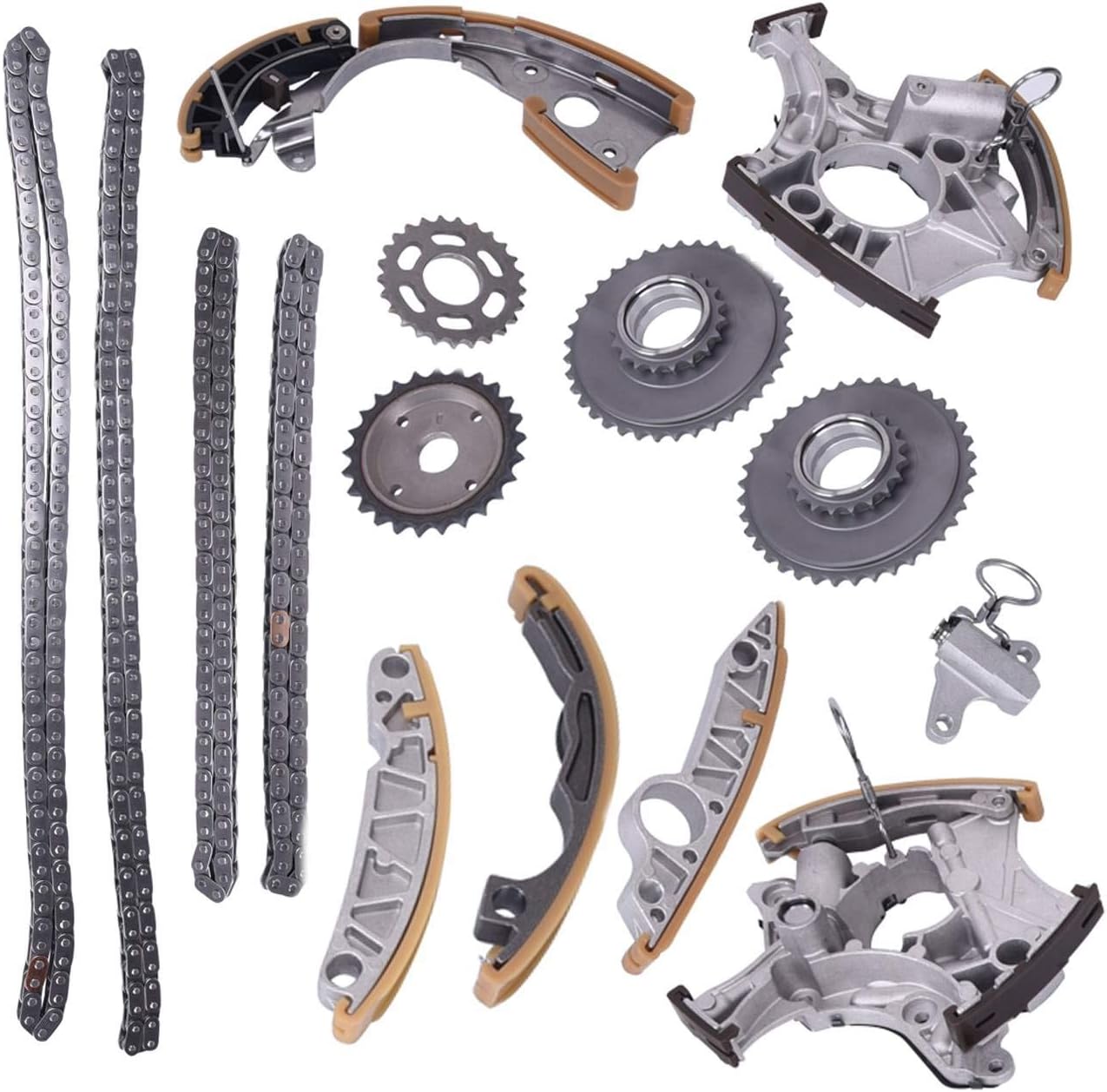 Amazon.com: Bapmic 06E109229F Timing Chain Kit for Audi A4 A4 Quattro ...