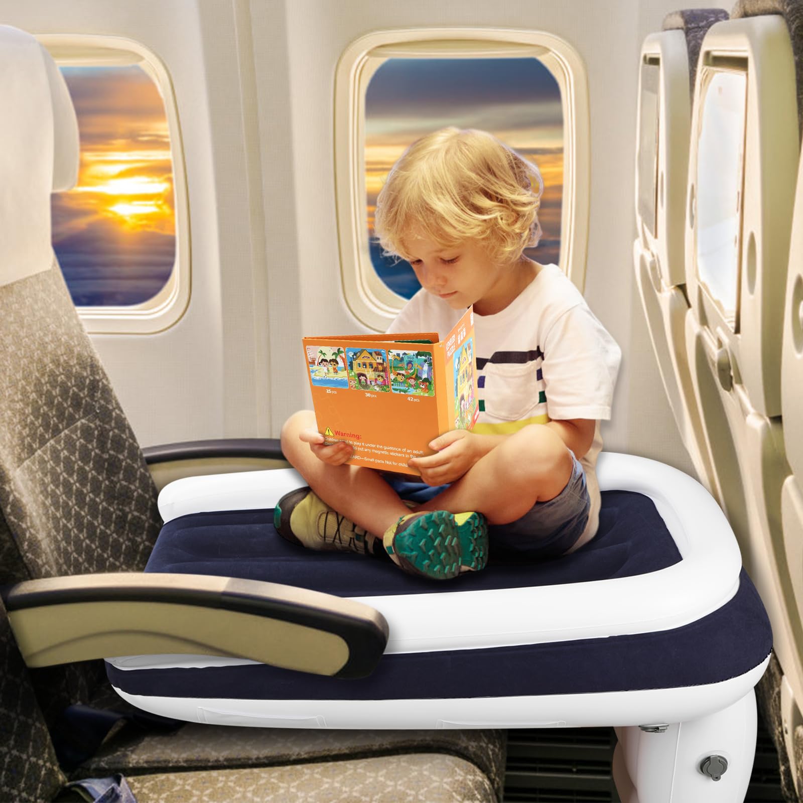 Airplane Must Haves For Toddlers Seat Extender Hammock Pedals Bed For ...