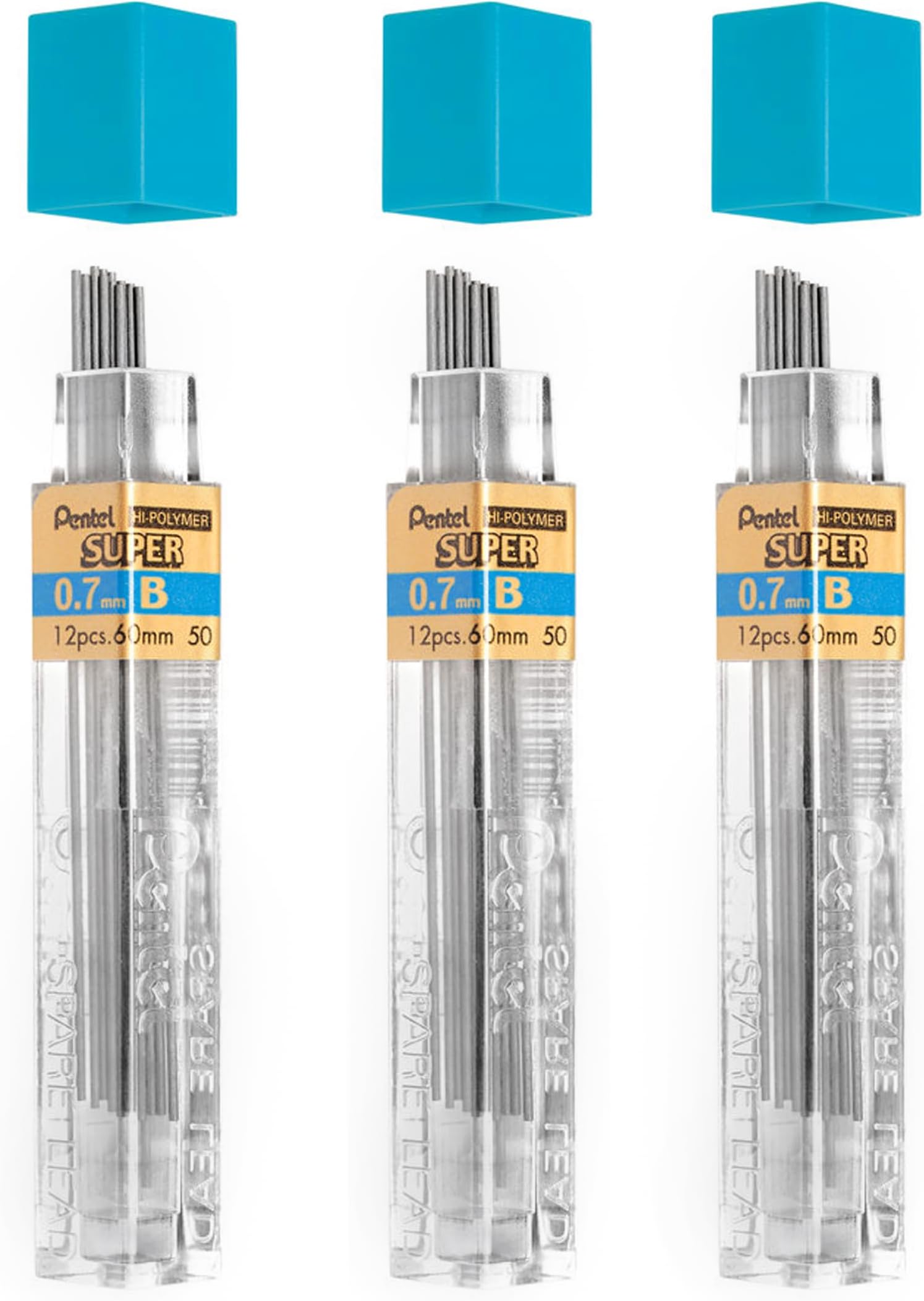 Pentel 0.7mm Size B Shade Hardness Pencil Refill Replacement Spare ...