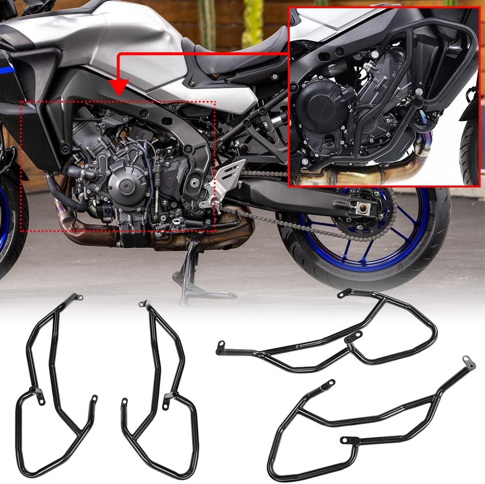 Amazon.com: 【Ship from US】 Lorababer Motorcycle Upper Crash Bar Frame ...