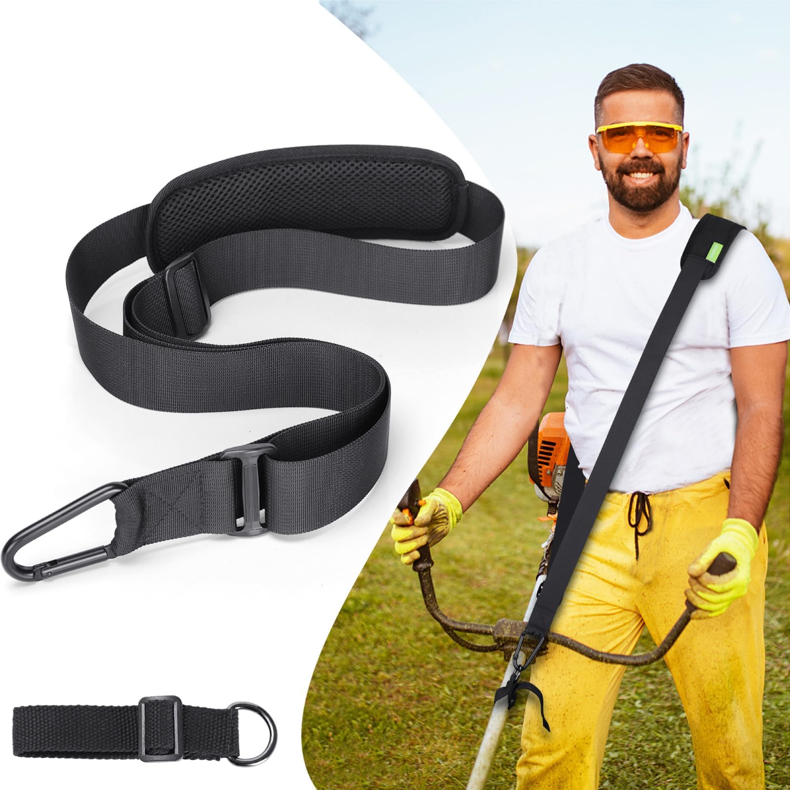 Amazon.com: Weed Eater Strap - Grass String Trimmer Attachments Weed ...