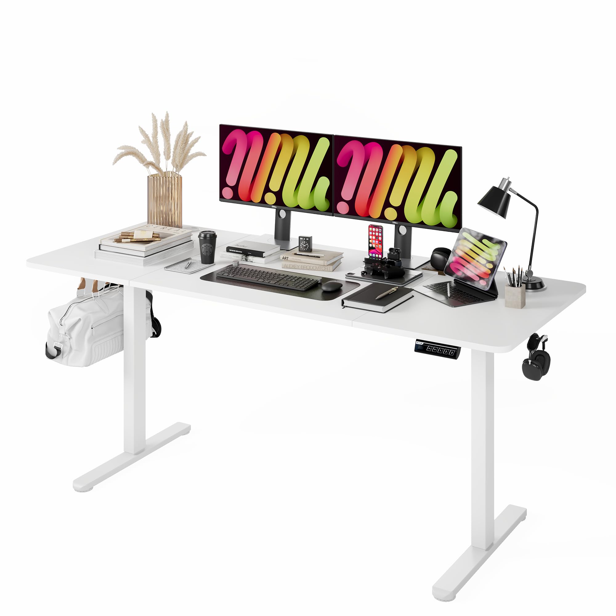 Snapklik.com : Monomi Electric Standing Desk, 63 X 28 Inches Height ...