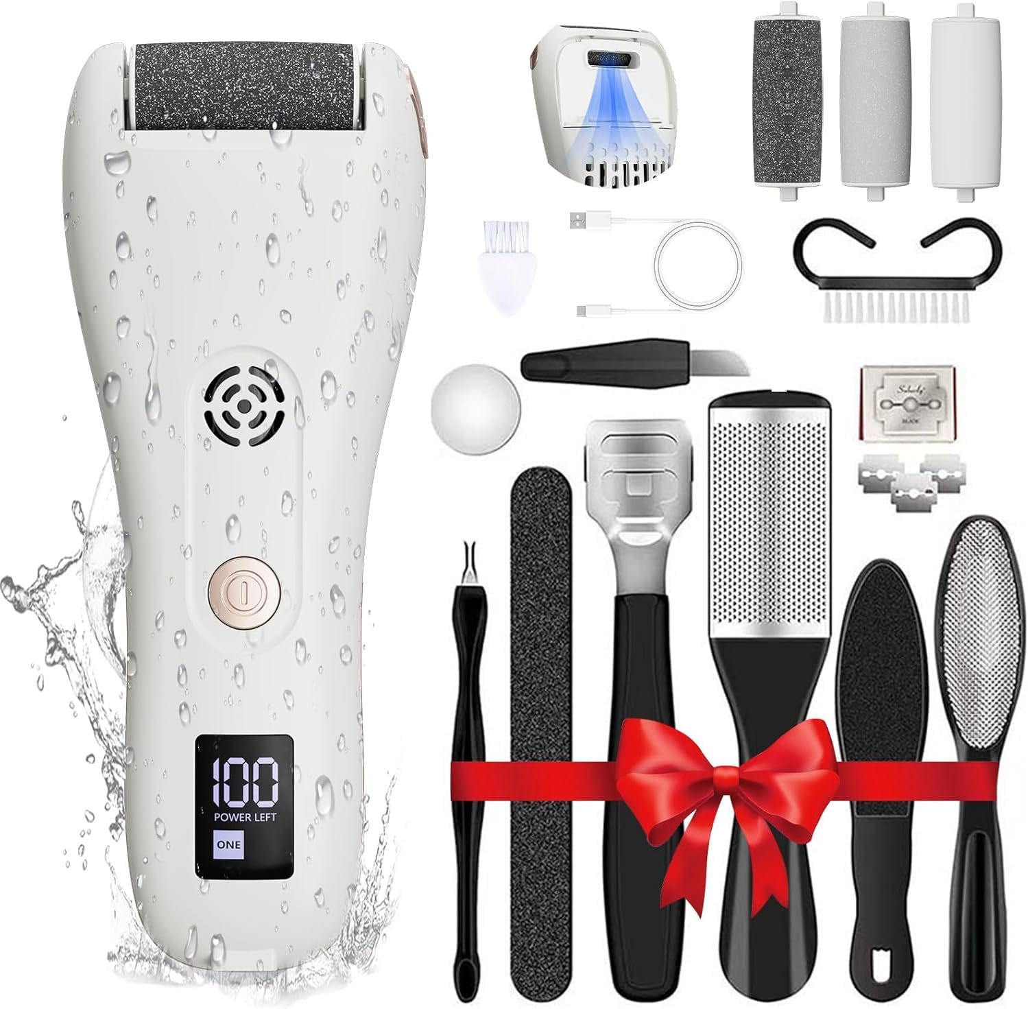 Amazon.com : Electric Callus Remover for Feet w/Vacuum - Portable ...