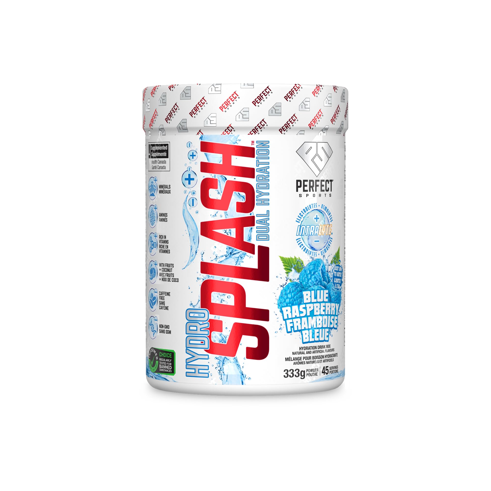 HYDRO SPLASH Dual Hydration - Blue Raspberry - 45 servings : Amazon.ca ...
