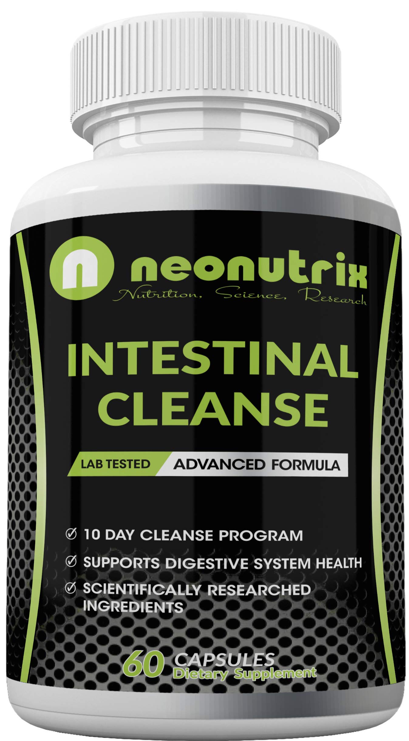 10 Day Intestinal Cleanse Supplement Colon And Detox Cleanse Black ...