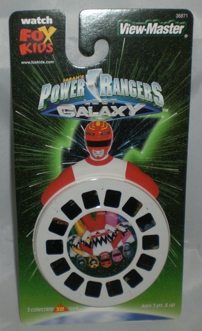 Amazon.com: Power Rangers Galaxy View-Master 3 Reel Set - 21 3D Images ...