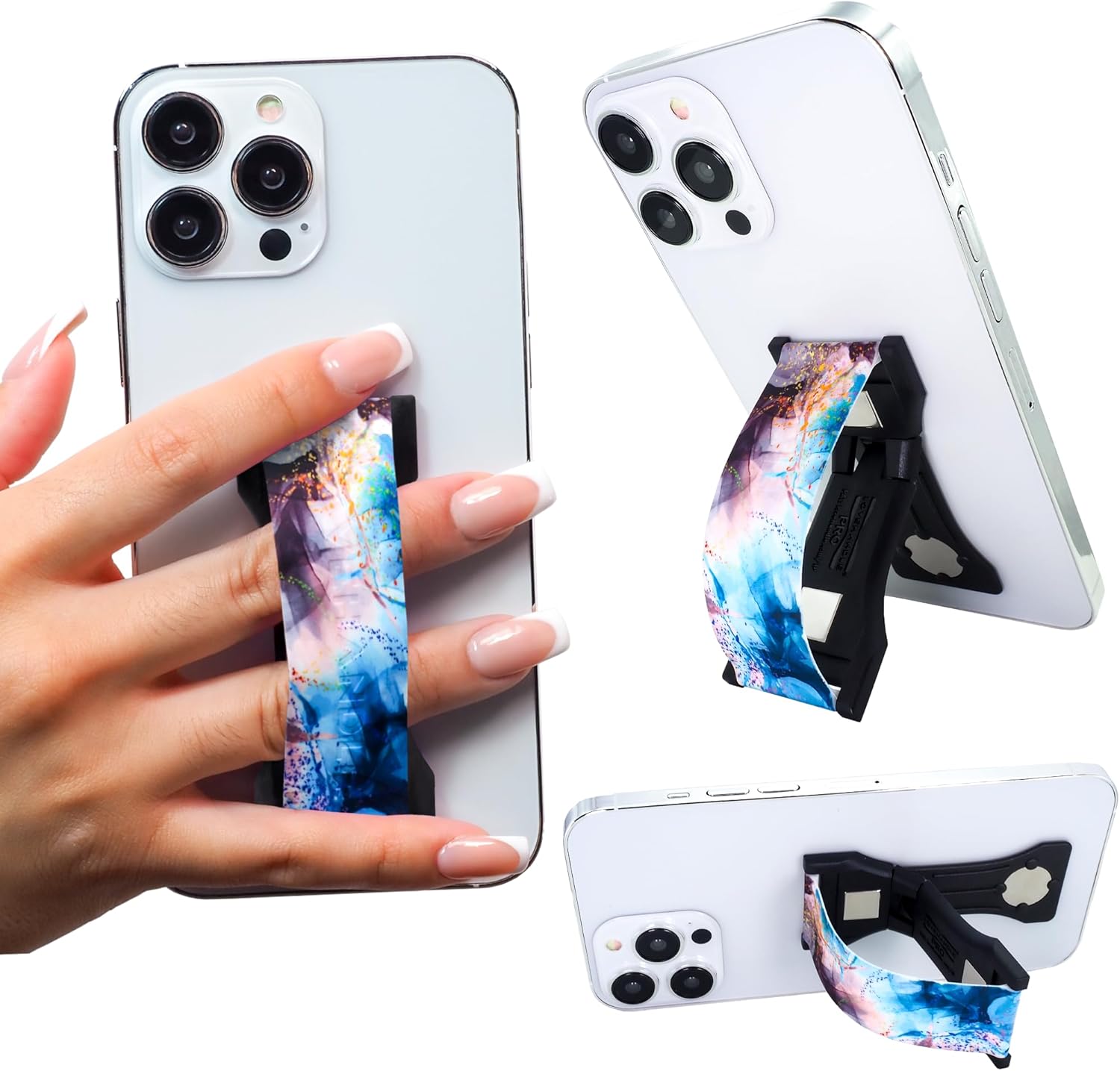 Amazon.com: LOVEHANDLE PRO Premium Phone Grip - Silicone Phone Strap ...