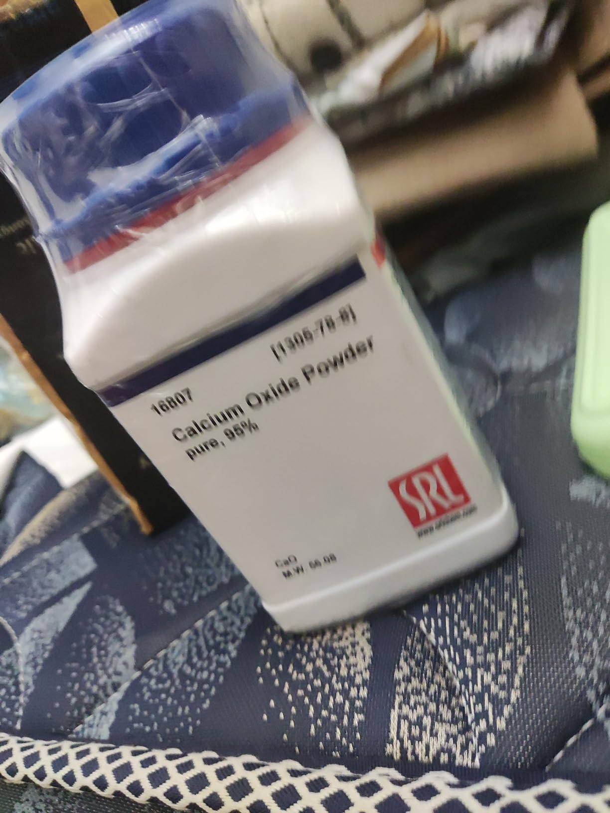 SRL Calcium Oxide Powder pure, 95% 500Gm, CAS 1305-78-8, Molecular ...