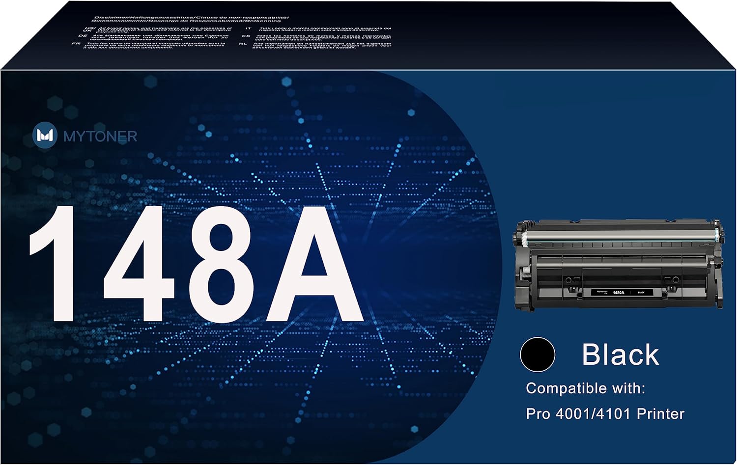 Amazon.com: MYTONER 148A Compatible Toner Cartridge Replacement for HP ...