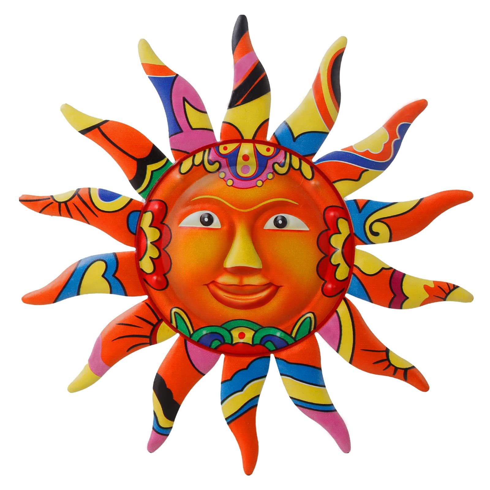 Amazon.com : VEWOGARDEN Metal Sun Wall Art Decor Hanging for Indoor ...