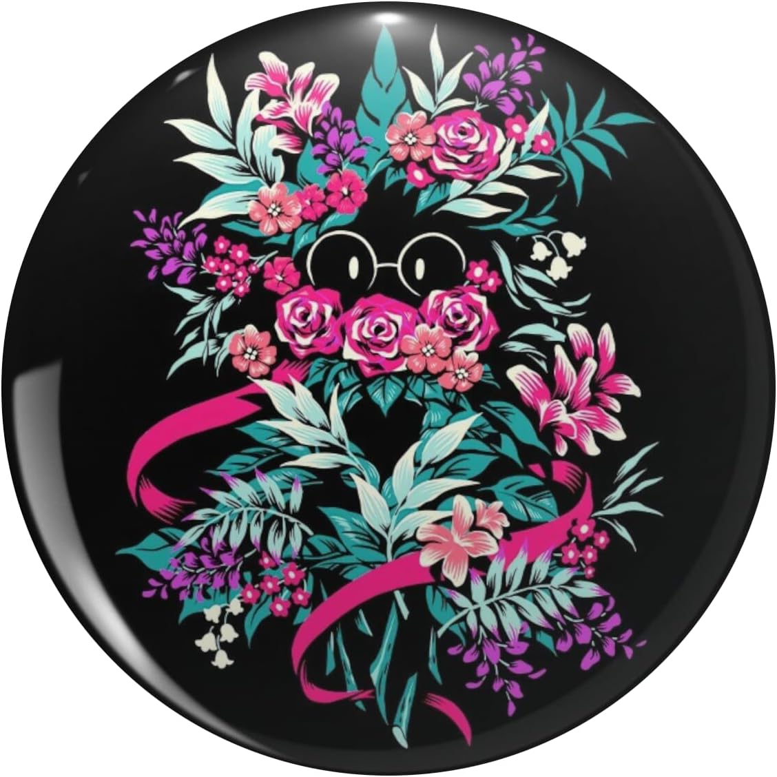 Amazon.com: Deltarune Spamton Merch Ralsei Floral Lapel Pin Cute Brooch ...