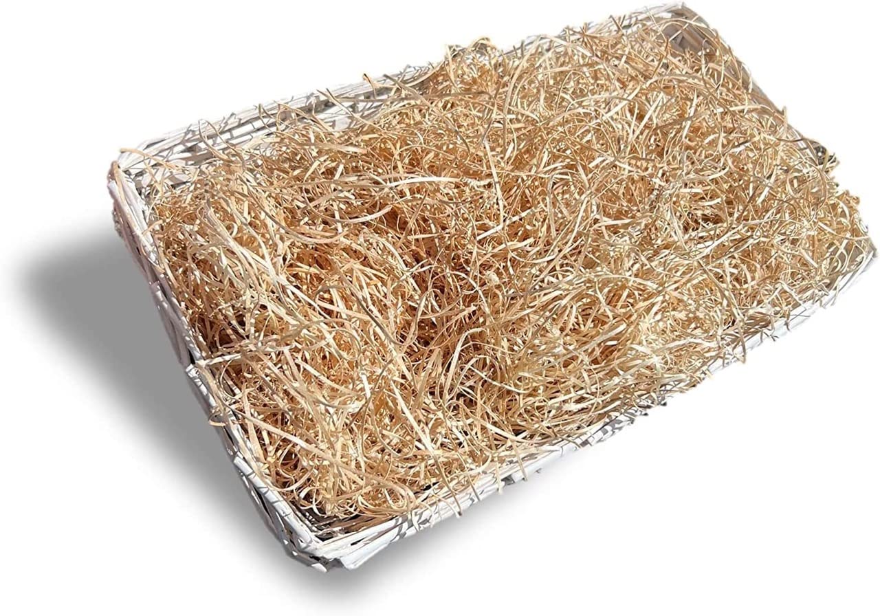 Wood Wool Packaging Hamper Fill Filling Gift Basket Shred WoodWool Pets ...
