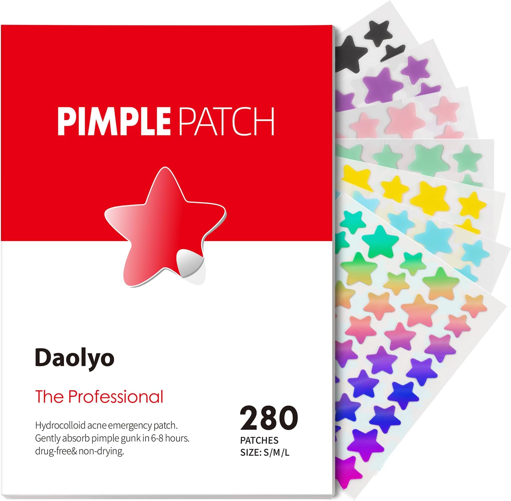 Amazon.com: Starface Hydro-Star Clear Big Pack, Invisible Hydrocolloid ...