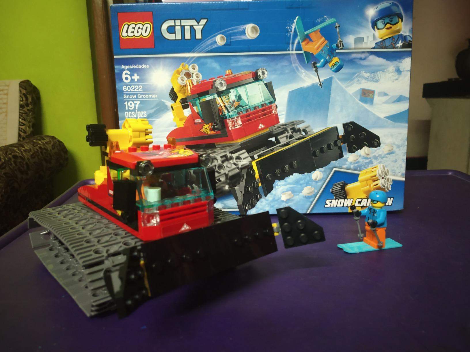 LEGO City Snow Groomer Building Blocks for Kids (197 Pcs) 60222,Multi ...