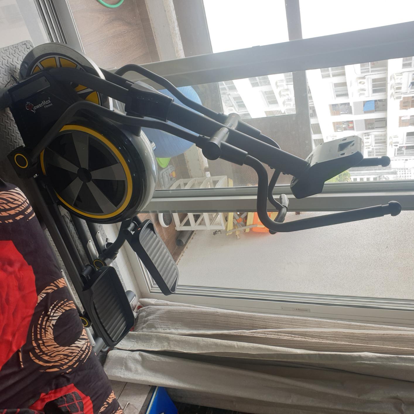 Buy PowerMax Fitness EC-4000 Commercial Elliptical Cross Trainer with ...