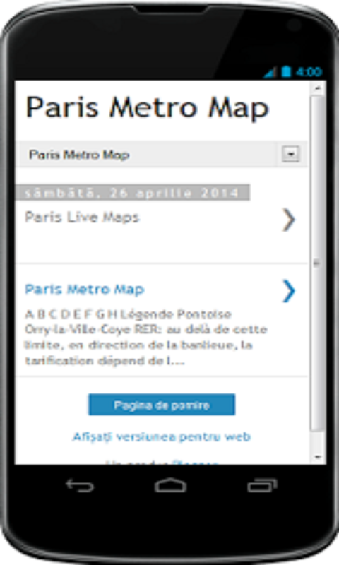 Paris Metro Map - App on the Amazon Appstore