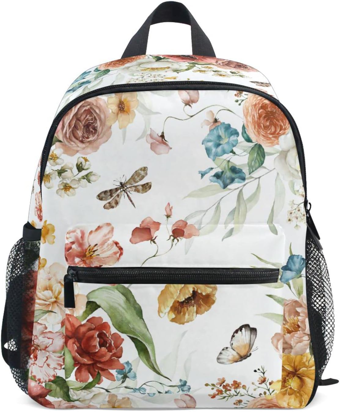 Amazon.com | JUNZAN Watercolor Floral Dragonfly Pink Blush Mini ...