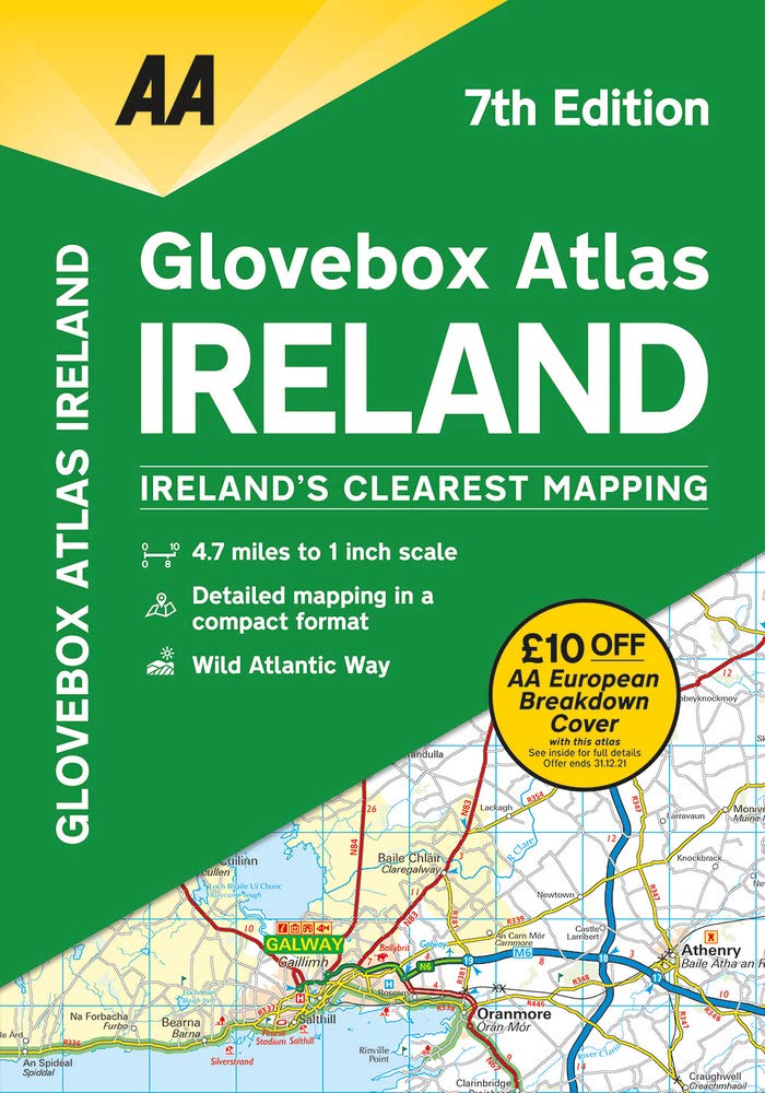 Glovebox Atlas Ireland (AA Road Atlas) Paperback: Amazon.co.uk: AA ...