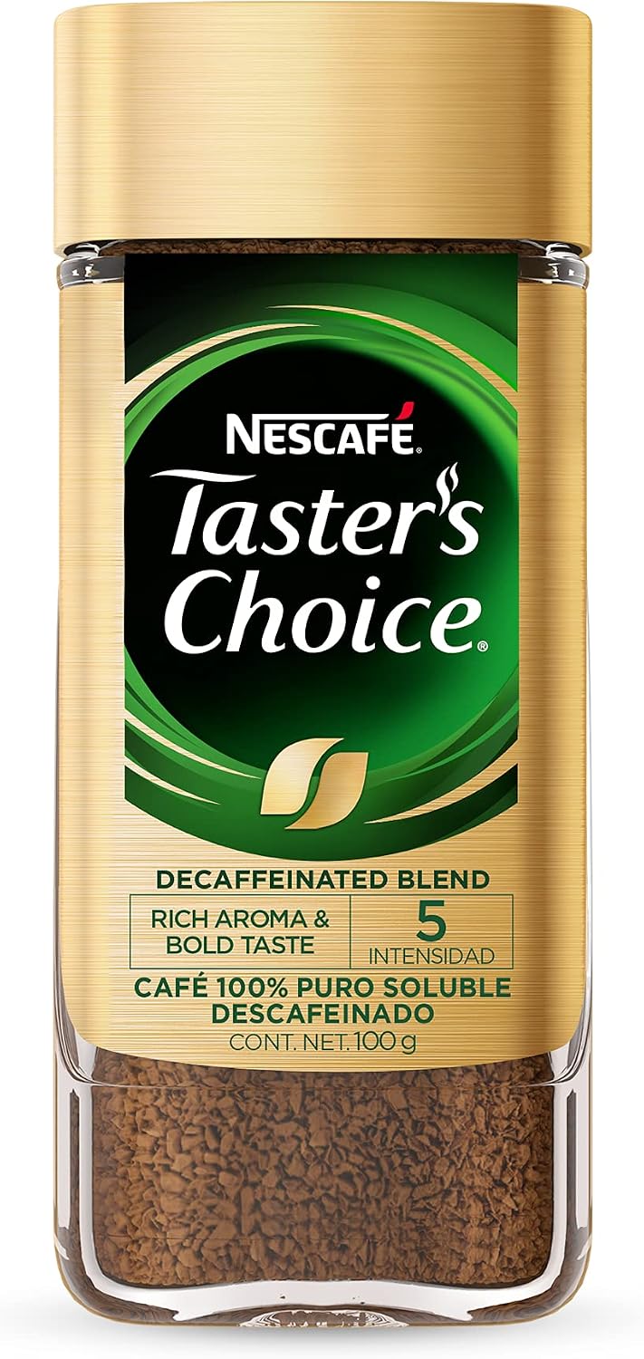 Nescafé Tasters Choice Decaffeinated Blend Café Descafeinado Soluble