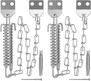 Storm Door Chain Spring 2 Pack Prevent Storm Damage, Screen Door or ...