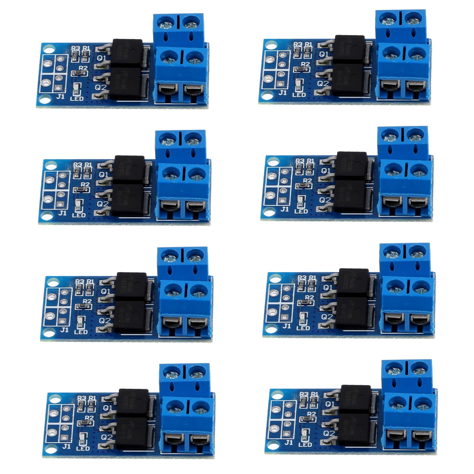 Amazon.co.jp: NUOBESTY 8個 ドライバーモジュール Mosfet Npn モストランジスター モストランス フェットトリガースイッチ Mosトランジスタスイッチ Pmos ...