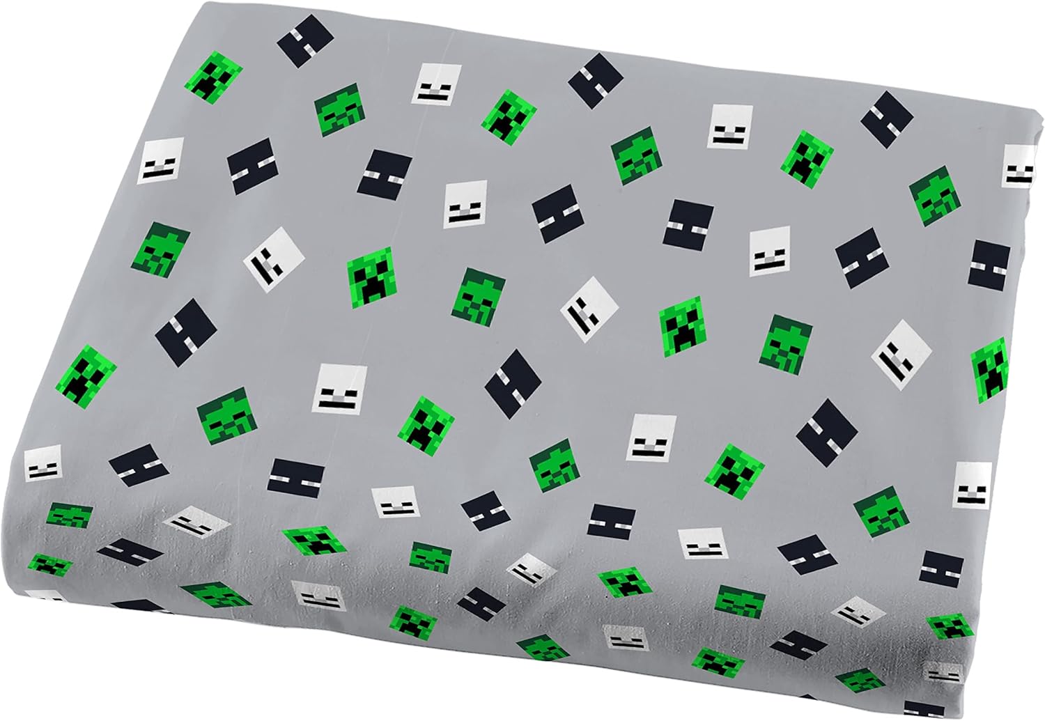 Jay Franco Minecraft Fight Back 100% Cotton Double Flat Sheet – BigaMart