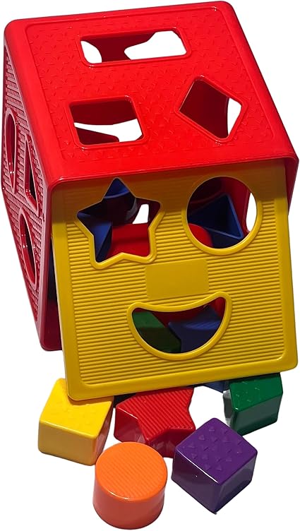 Amazon.com: Shape Sorter Toddler Learning Toys - 19 Pcs Classic Kids Toys Blocks for Toddlers 1 ...