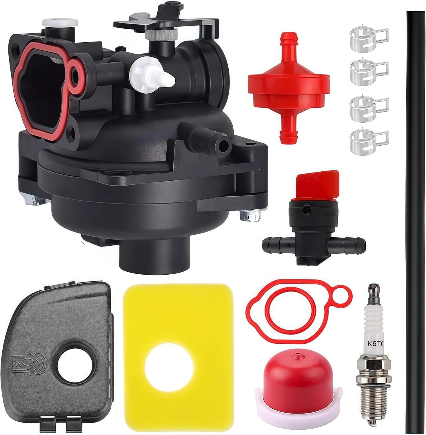 Amazon.com: 799583 Carburetor Kit Compatible with Briggs & Stratton ...