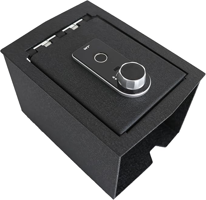 Amazon.com: Center Console Gun Safe Vault - TuoJue Console Safe Lock ...
