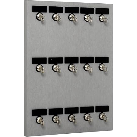 Amazon.com: Key Rack with Labels, Permanent Marker & Mount Tape. Holds ...