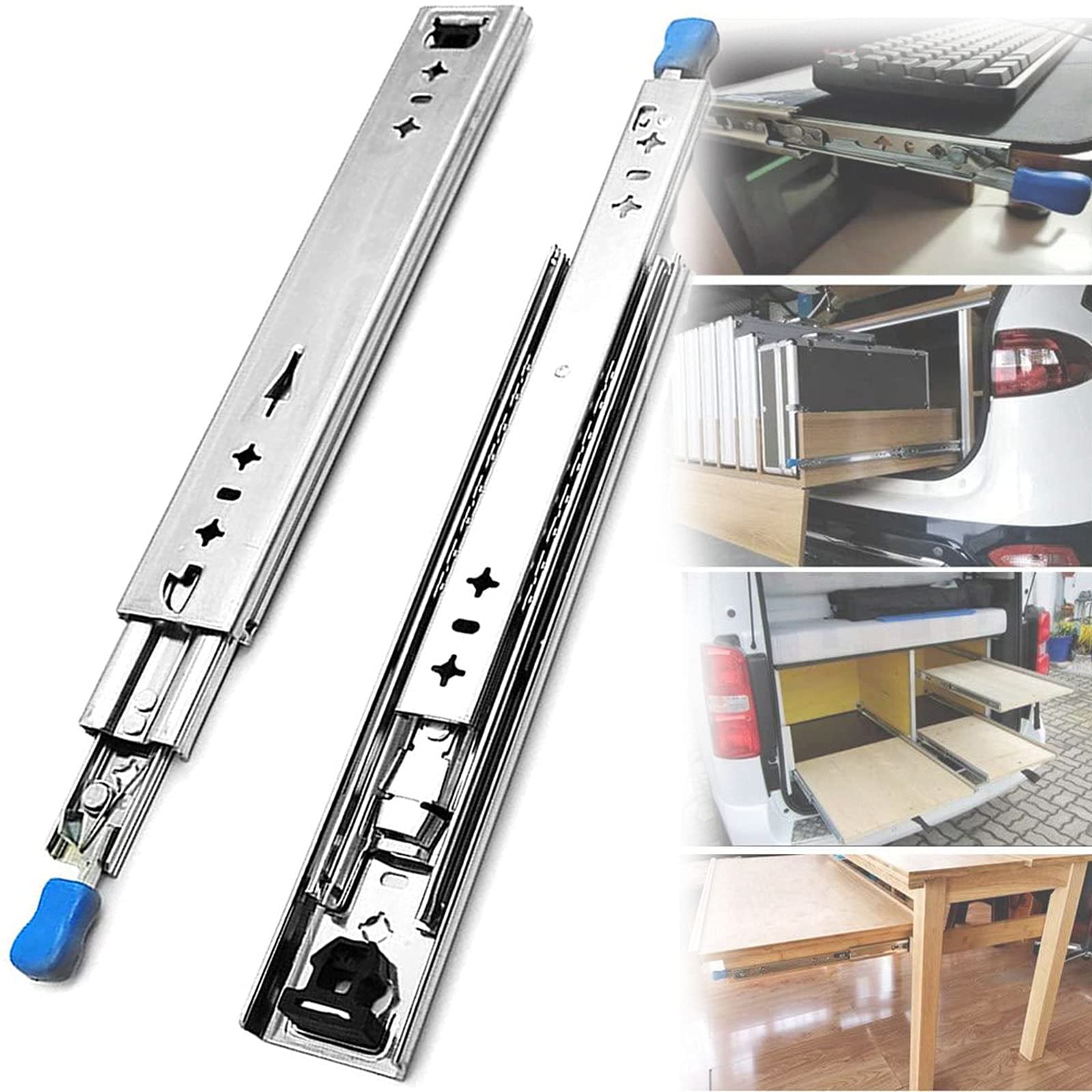 Buy Heavy-Duty Drawer Slide Rail, Locking Drawer Slide, 250-1500mm ...