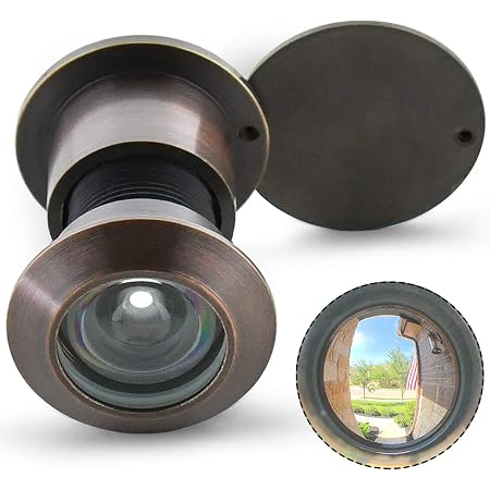 Amazon.com: Door Scope DS1000 Charcoal Door Scope Viewer - 168 degree ...