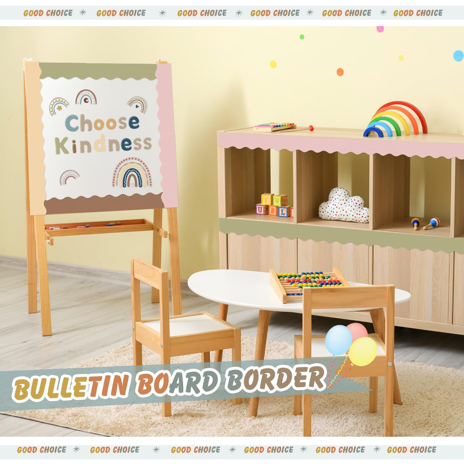 Snapklik.com : Kosiz Boho Bulletin Board Decoration Set 118 Ft ...
