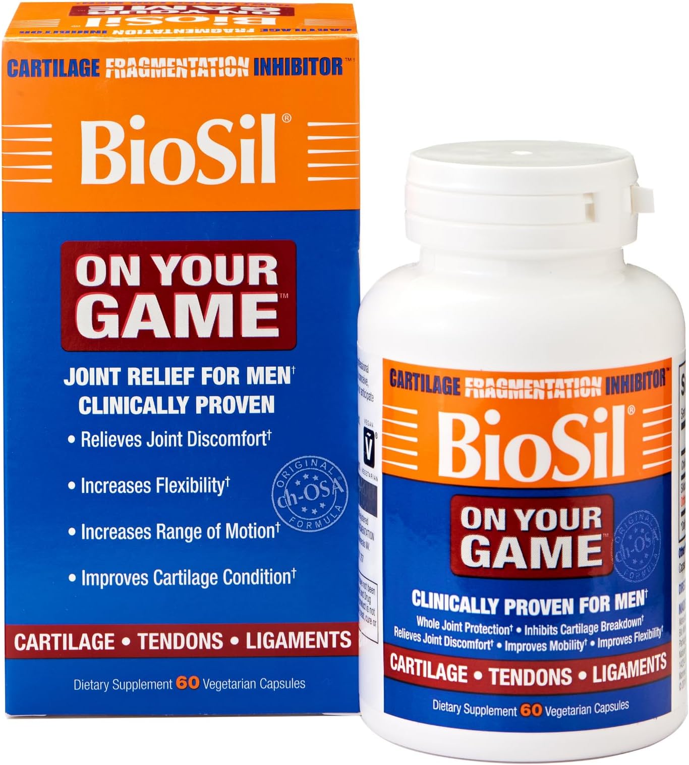 Amazon.com: Biosil On Your Game - 60 Veggie Capsules - with Patented ch ...