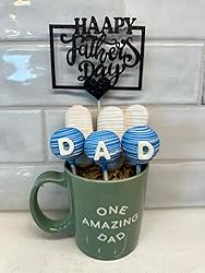 Amazon.com: 12 Pack Happy Father's Day Centerpiece Sticks Assembled ...
