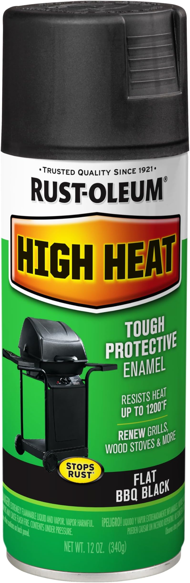 Rust-Oleum Specialty High Heat Resistant Spray Paint (340 Grams) (Bar-B ...