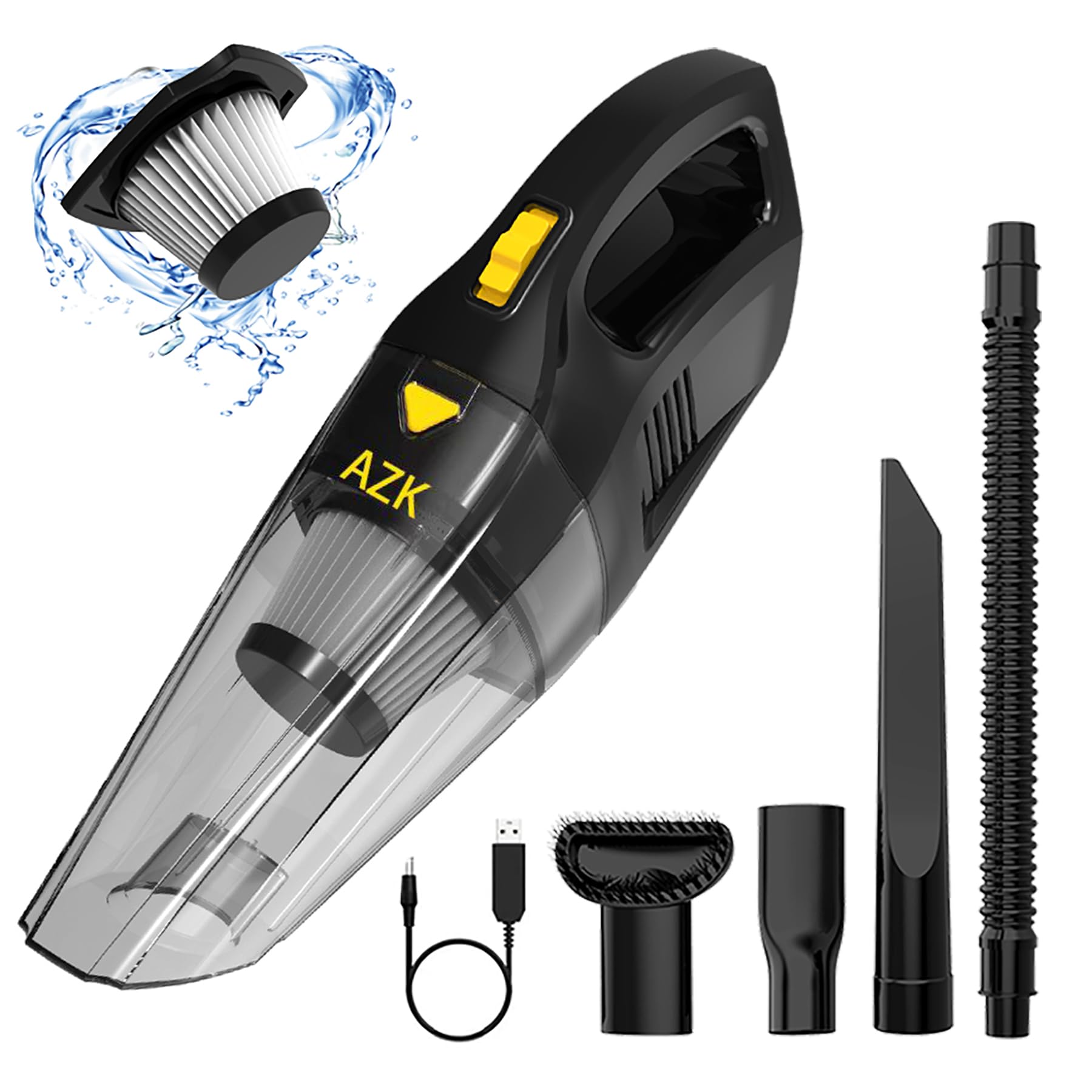 Amazon.com - AZHZOLSK Dust Buster Upgrade Handheld Vacuum Cordless ...