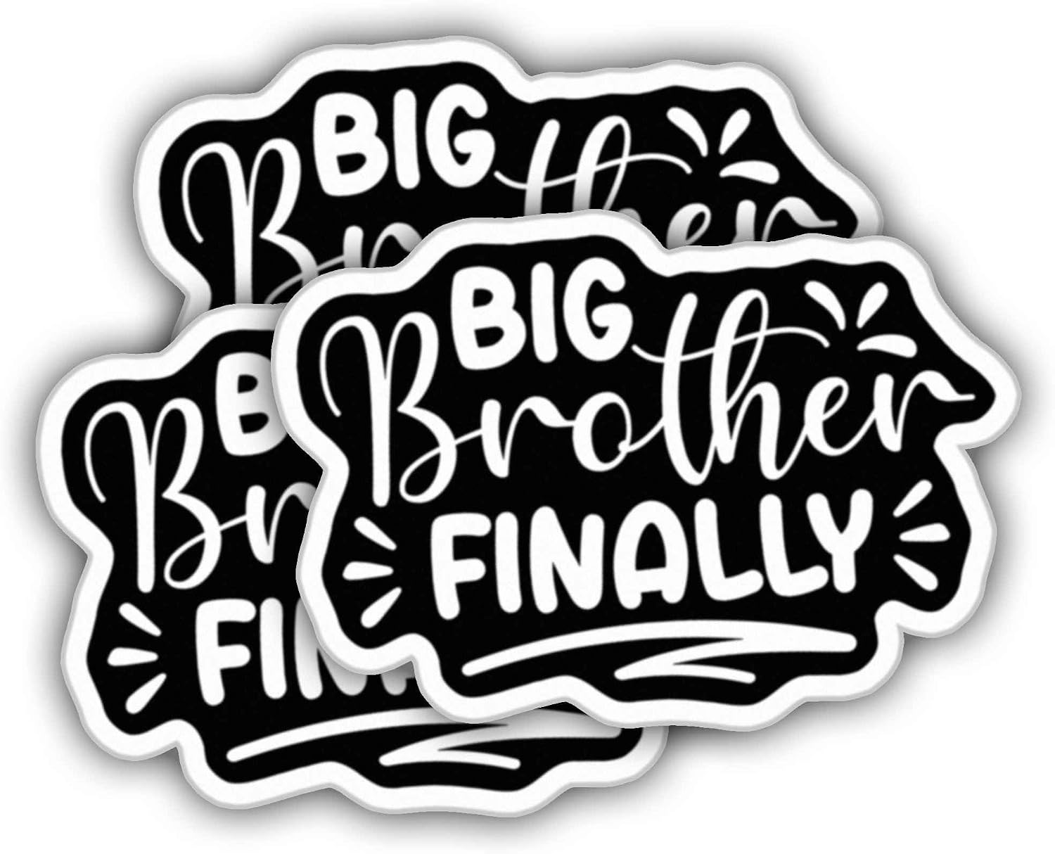 Amazon.com: (3pcs) Family Stickers Home Decals Big Brother Finally ...