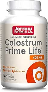 Jarrow Formulas, Colostrum, 400mg, 30% Immunoglobulins, 120 Capsules ...
