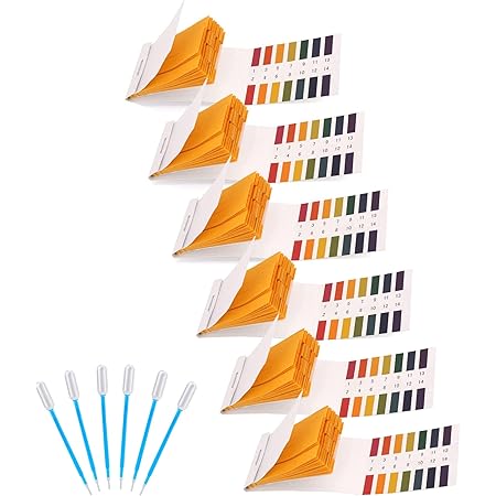 Amazon.com: pH Test Strips 0-14, 0.5 Accuracy 100ct, Esee pH Strips pH ...