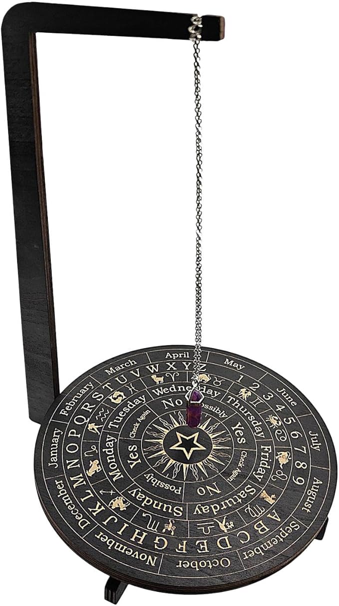 Amazon.com: Wood Pendulum Display - Pendulum Crystal Holder Stand ...