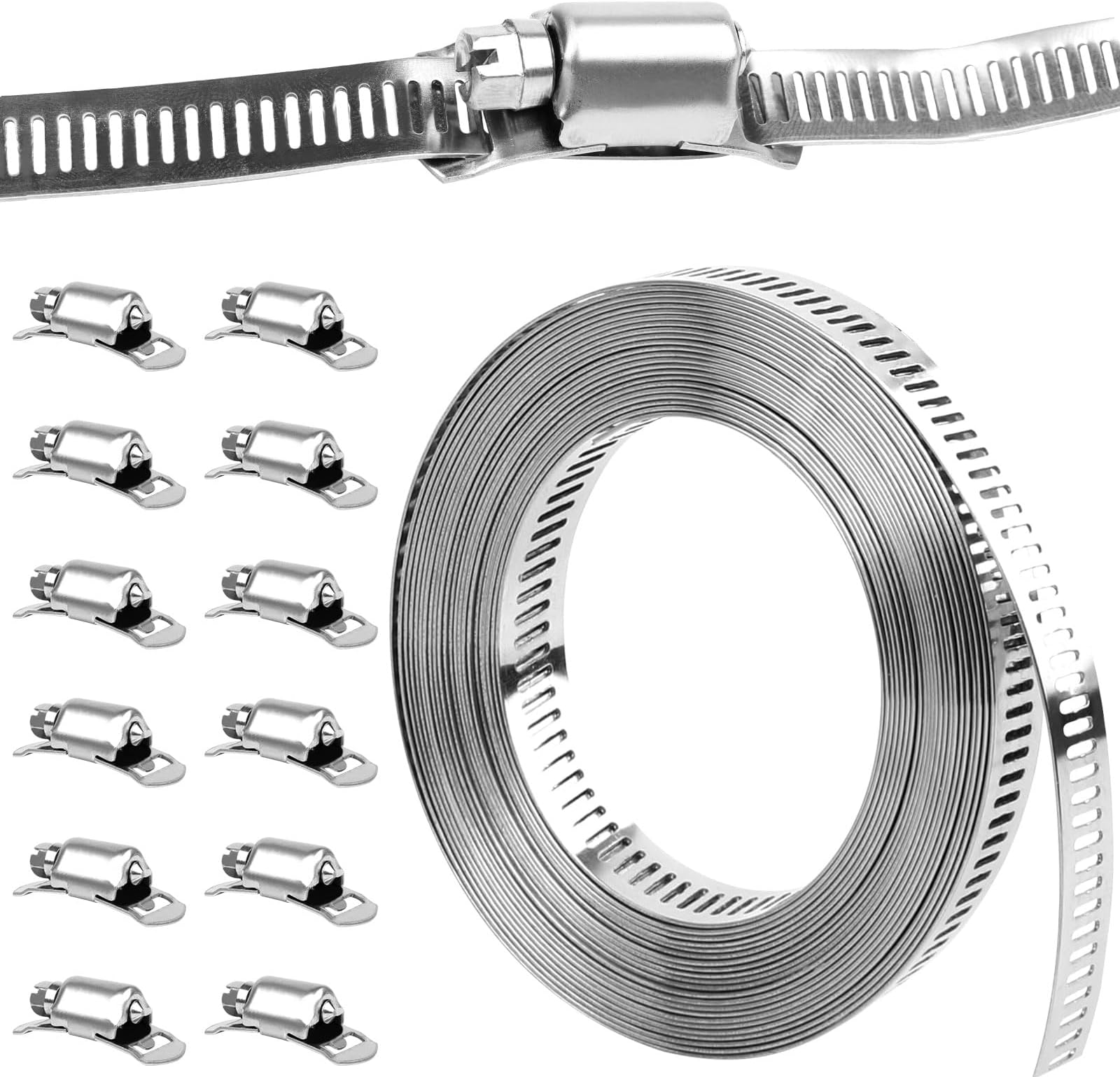 3.5 Meter Schlauchschellen, Jeboler 304 Edelstahl Schlauchschelle ...