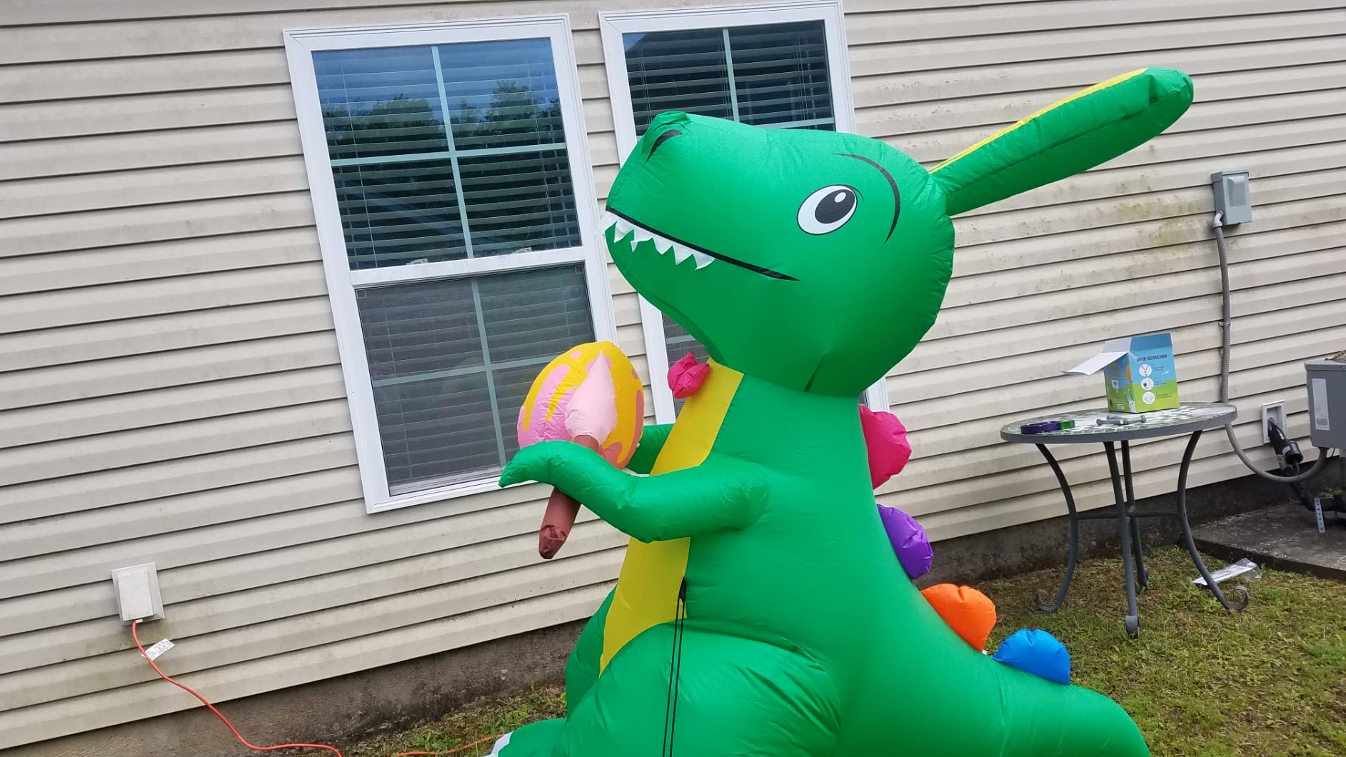 $9/mo - Finance Kalolary 7ft Halloween Inflatable 2-Headed Dragon, Blow ...