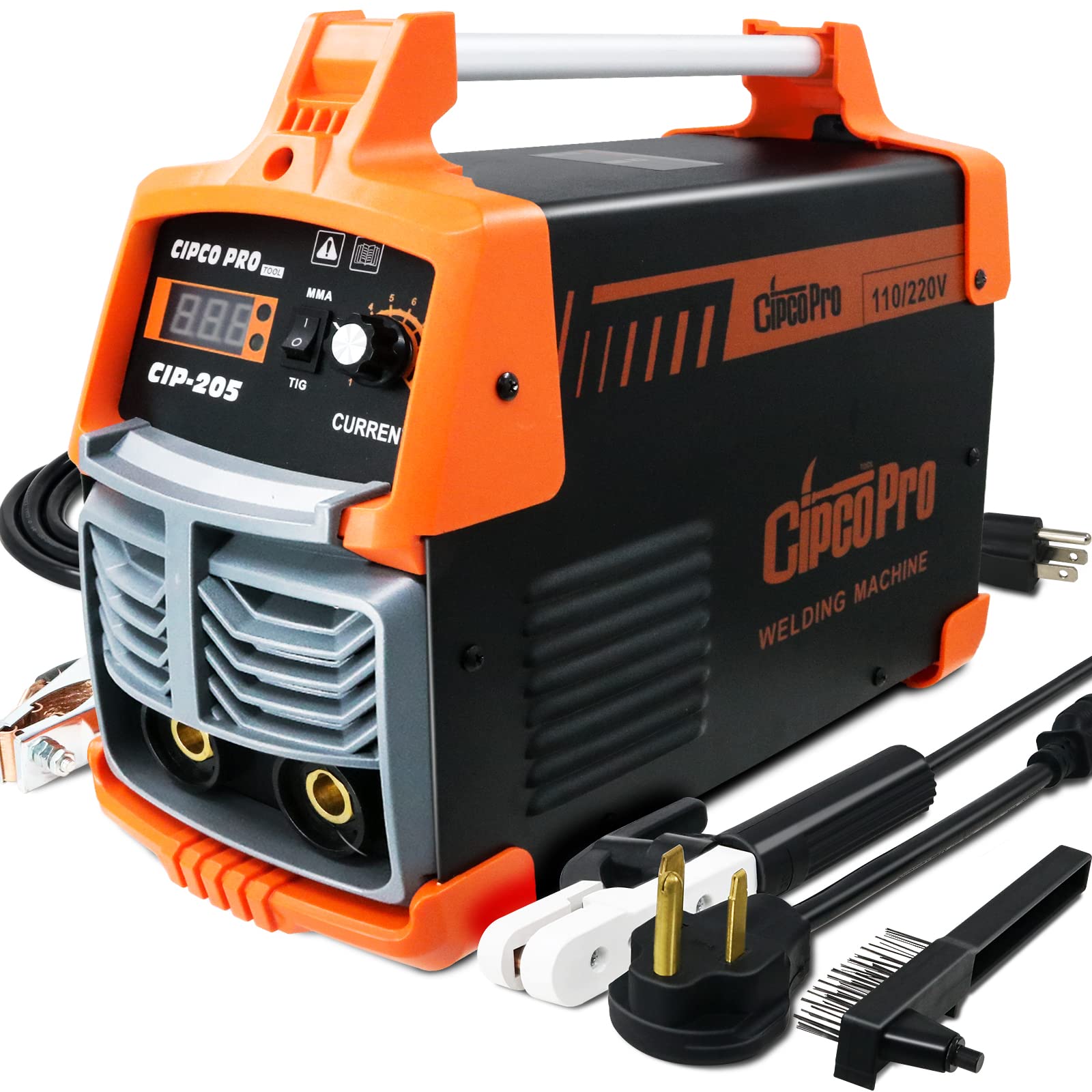 Buy CIPCOPRO ARC Welder 205Amp Inverter IGBT Stick MMA Welder,110V/220V ...
