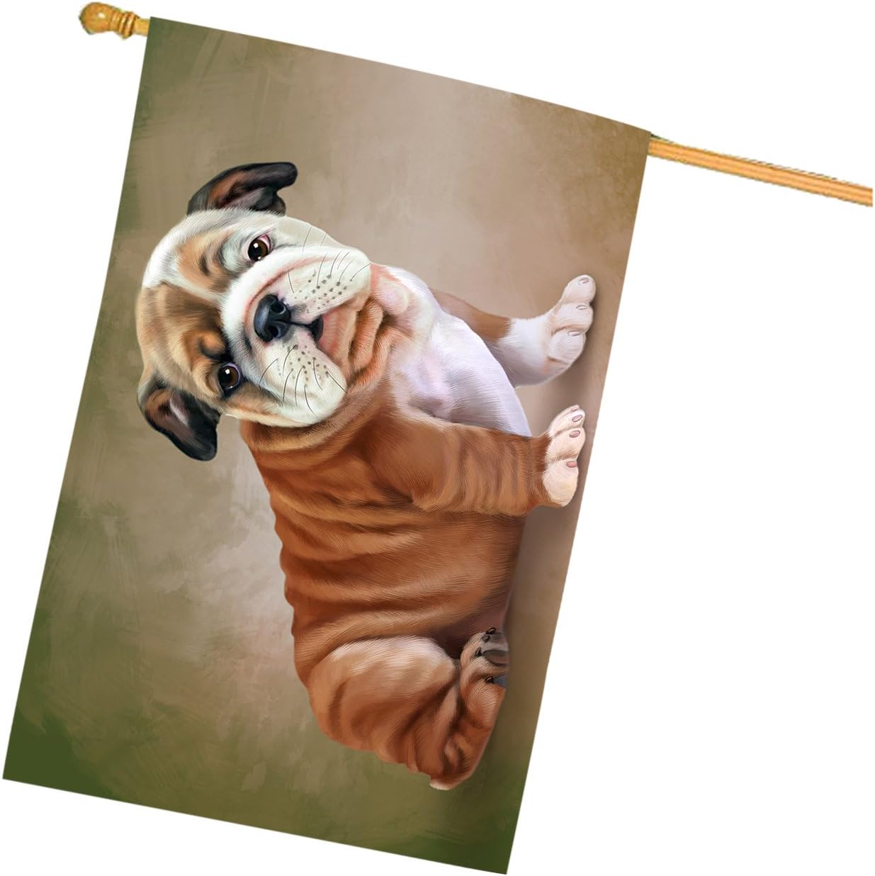 Amazon.com : Bulldogs Dog House Flag - Premium Quality Home Outdoor ...