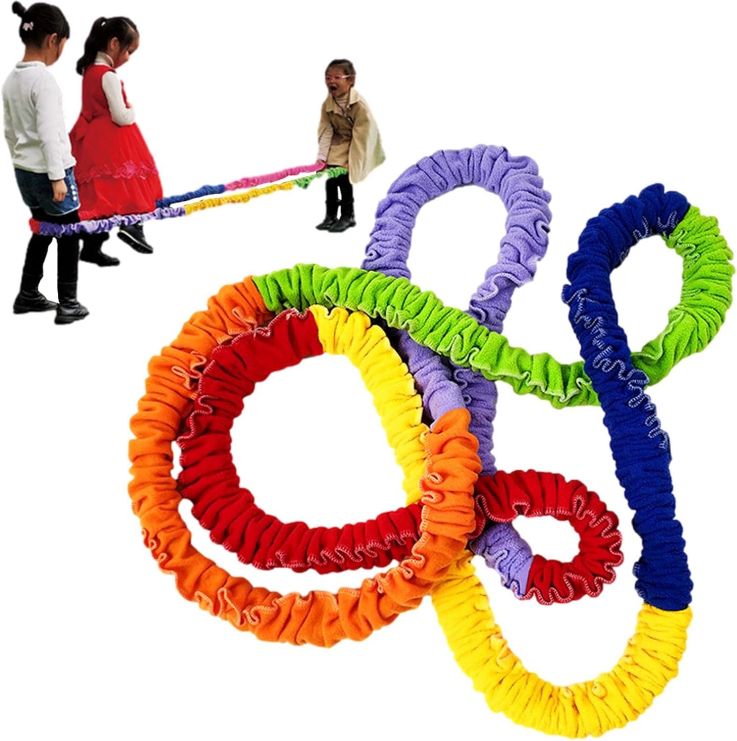Keloc Pull Rope | Fleece Elastic Dynamic Band | Children Colorful Game ...